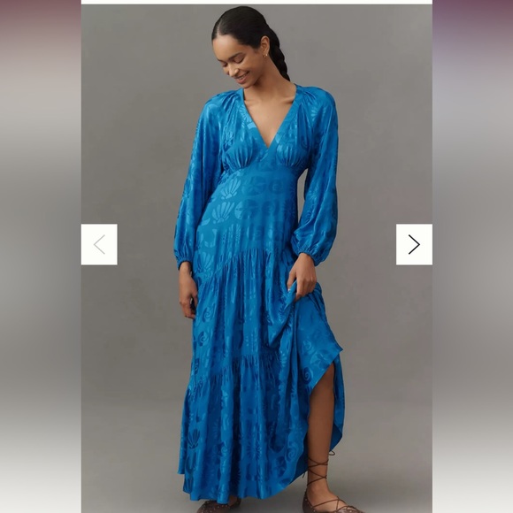 FARM Rio | Dresses | Farm Rio Jacquard Maxi Dress | Poshmark